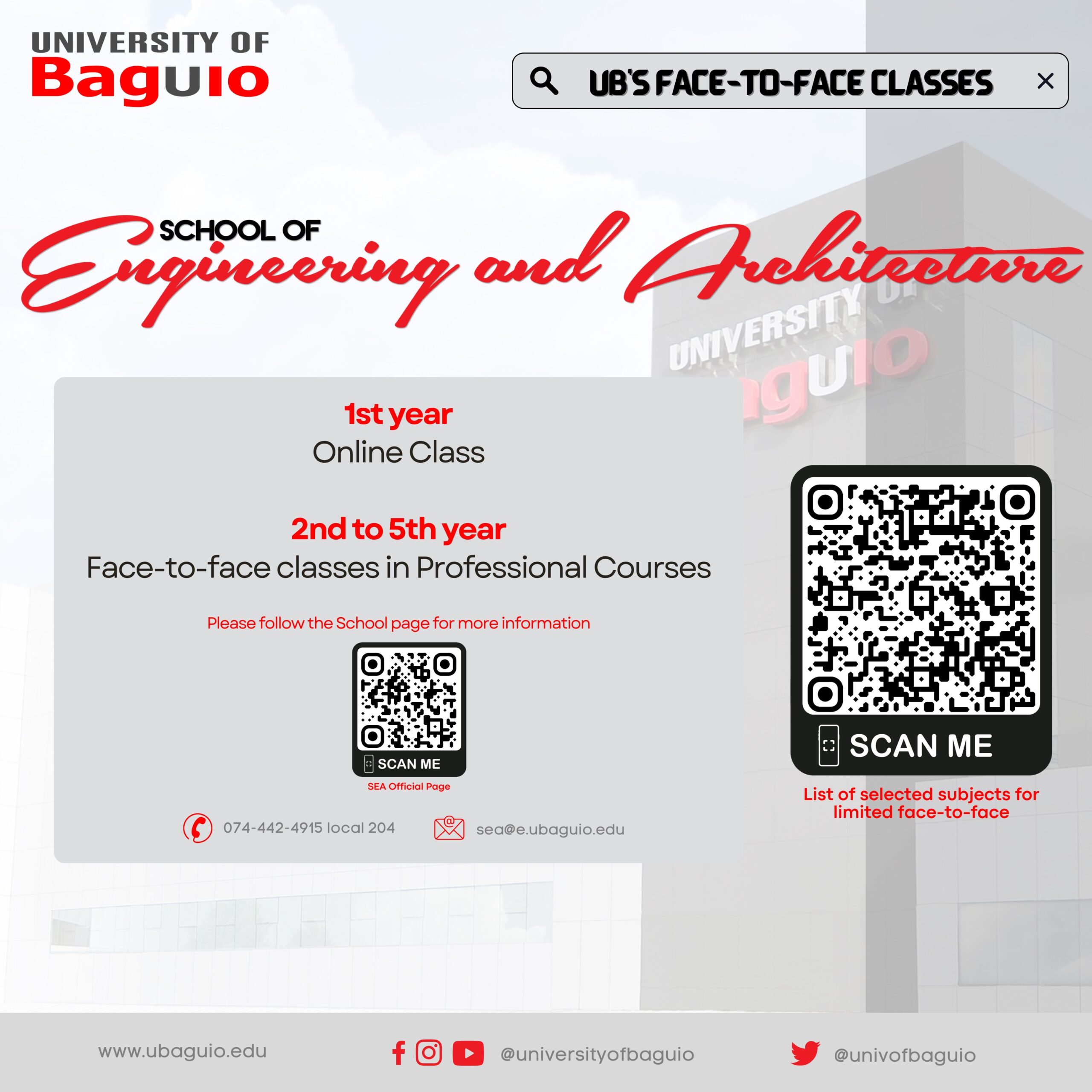 UBian Home – University of Baguio || It's all up here.