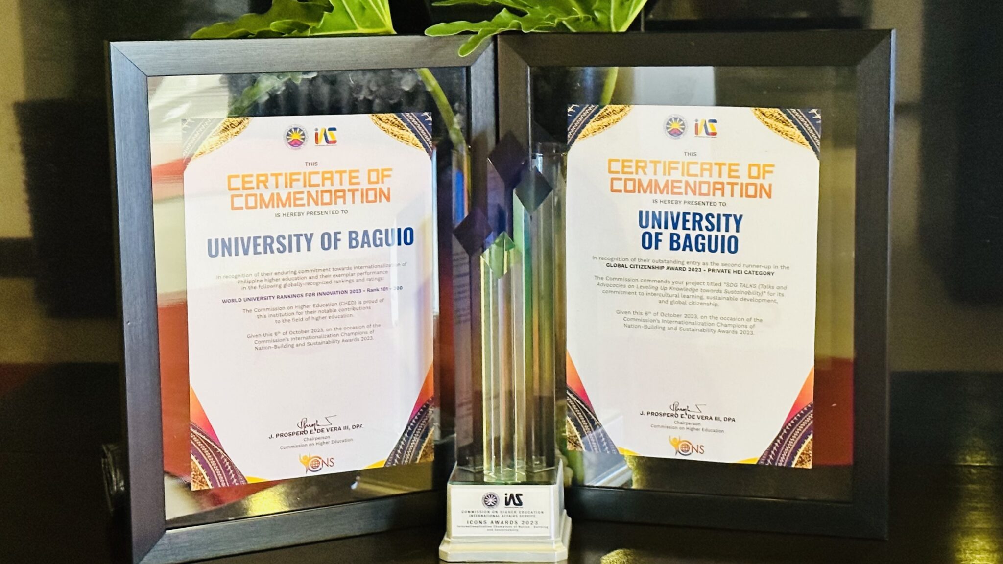 UB Garners Glowing Recognition at CHED-ISA ICONS Awards – University of ...