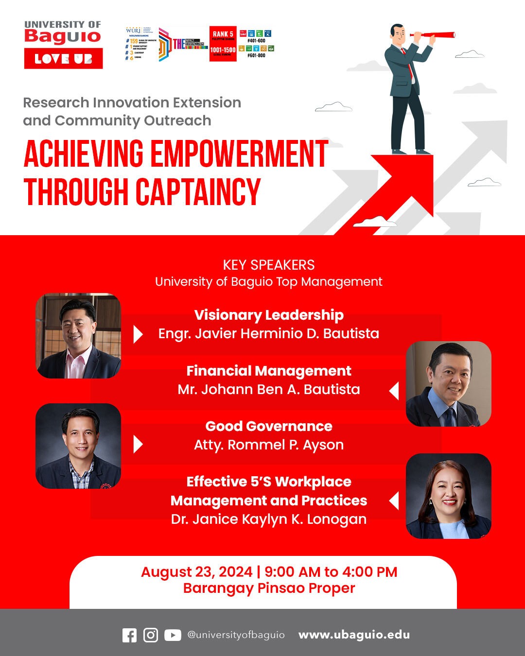 Achieving Empowerment Through Captaincy: UB to Host Leadership Seminar ...