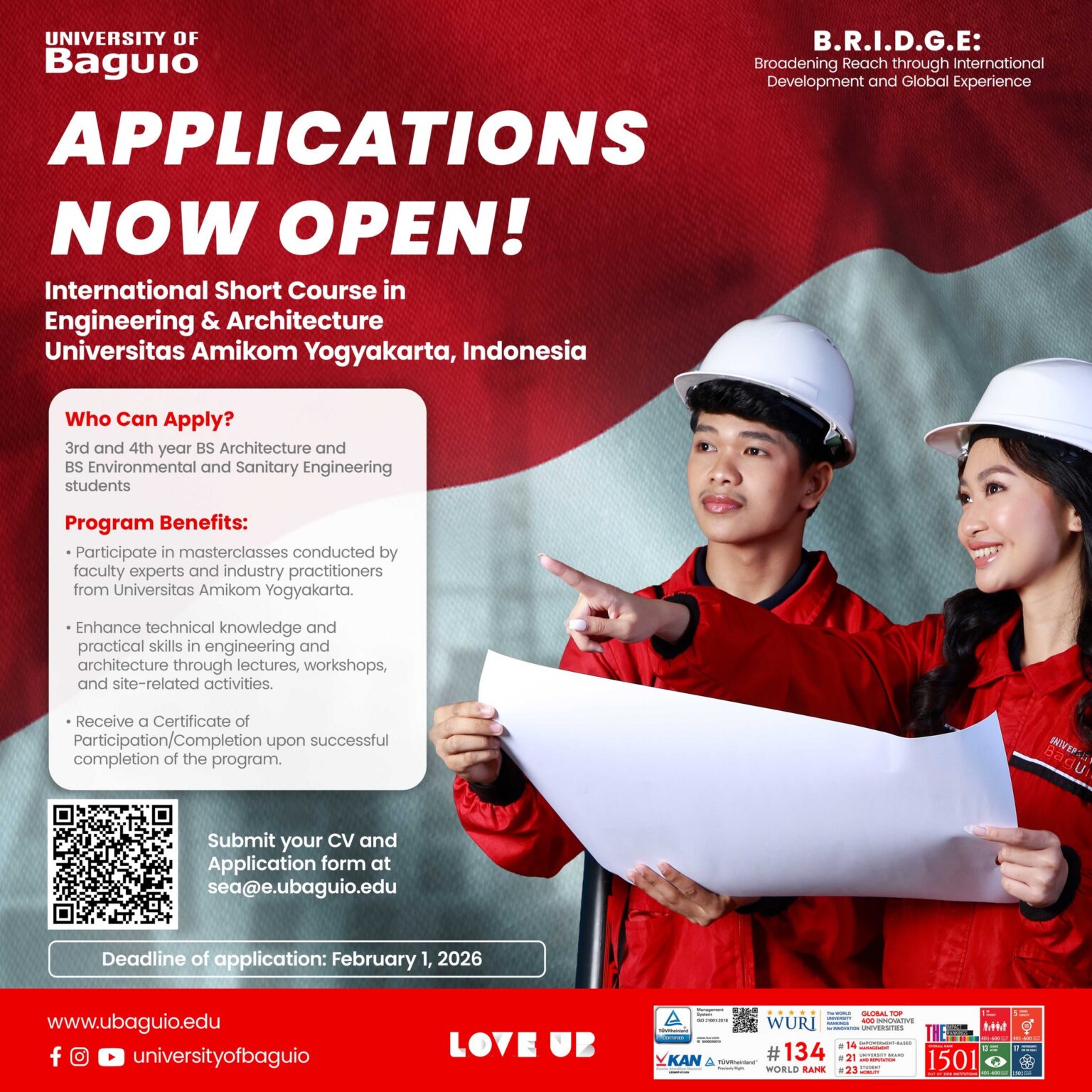 Apply Now: UB SEA’s International Short Course in Indonesia